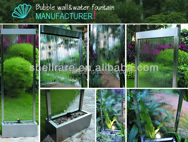 Customized Wall Water Fountain - Indoor Waterfall LED