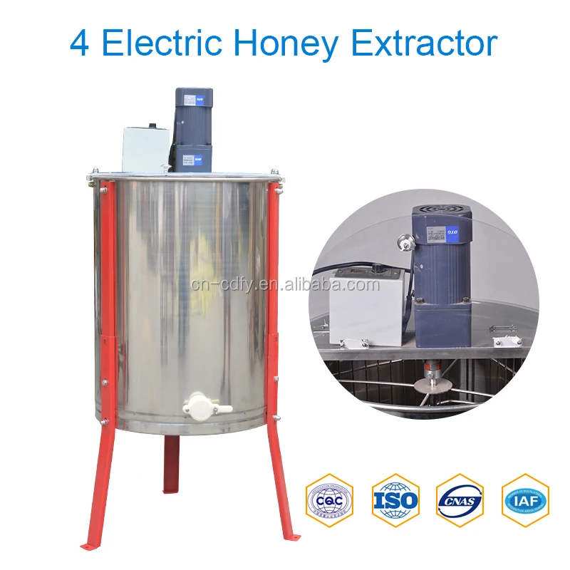 Beekeeping Equipment 4 Frame Electric Honey Extractor Machine Honey Bee ...