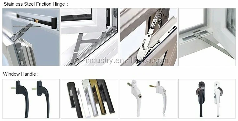 UPVC J-Channel American Profile Sliding Windows - HOTIAN