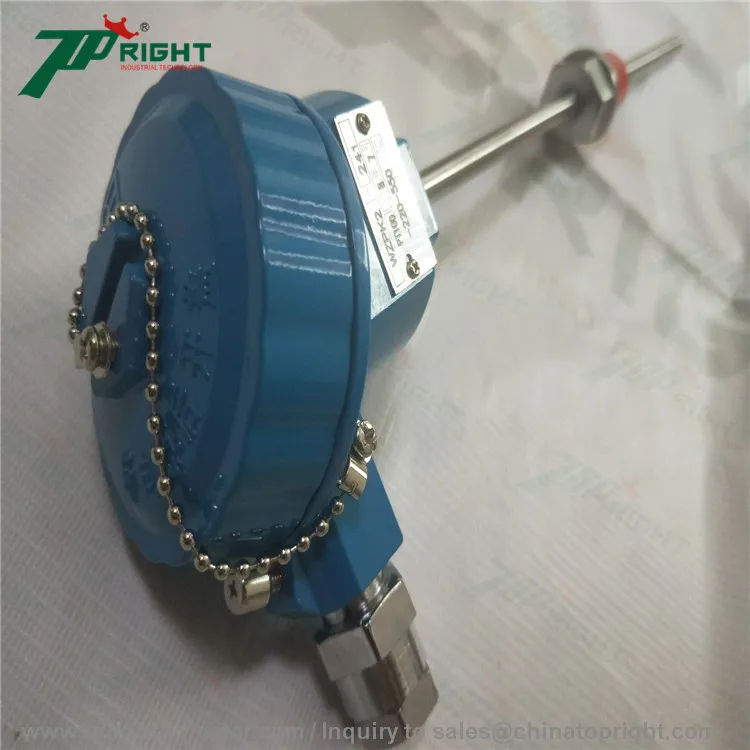 EX-proof Head Pt100 Sheath Rtd Pt1000 Temperature Sensor Price with ...