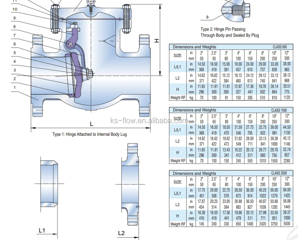 6 Inch Stainless Steel Check Valve Swing - Durable & Efficient