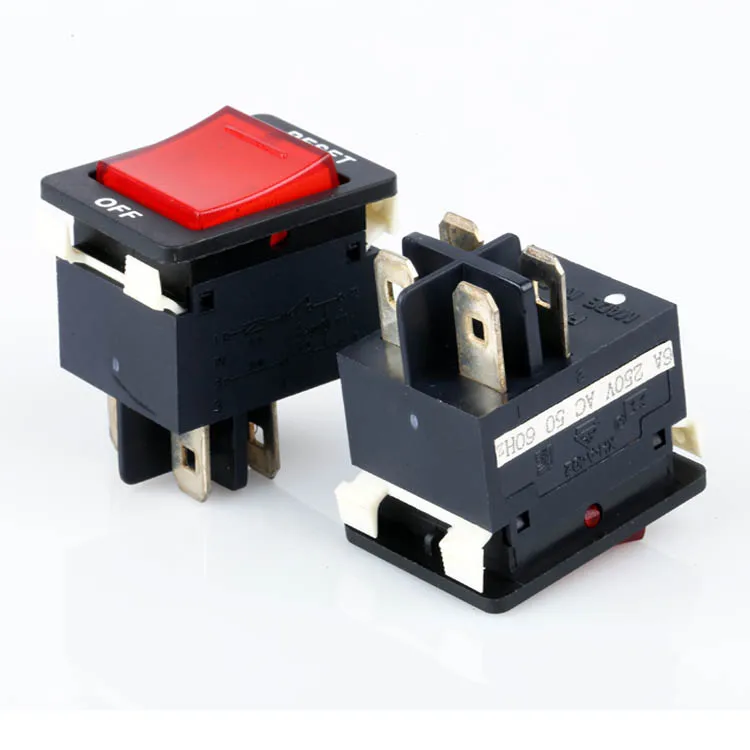16a 250v Circuit Breaker Thermal Rocker Switch Overload Protector - Buy ...