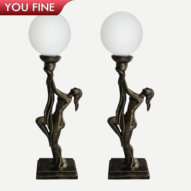 Indoor Bronze Erotic Lady Sculpture Lamp - Buy Lady Sculpture Lamp ...
