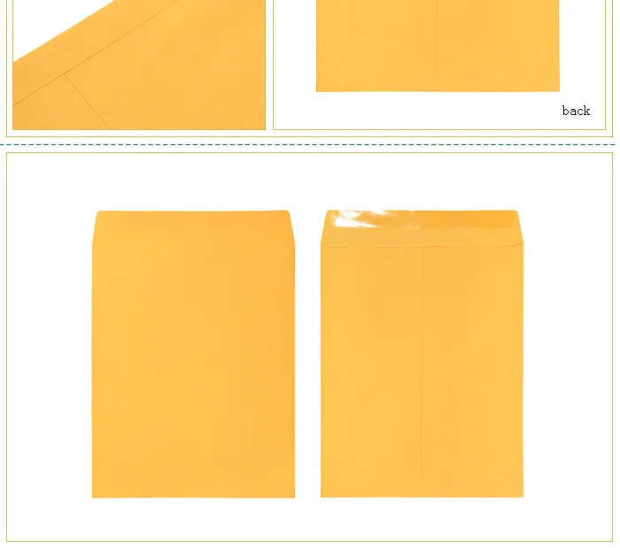 Peel & Seal Self-adhesive Envelopes Hign Quality Golden Kraft 100gsm ...