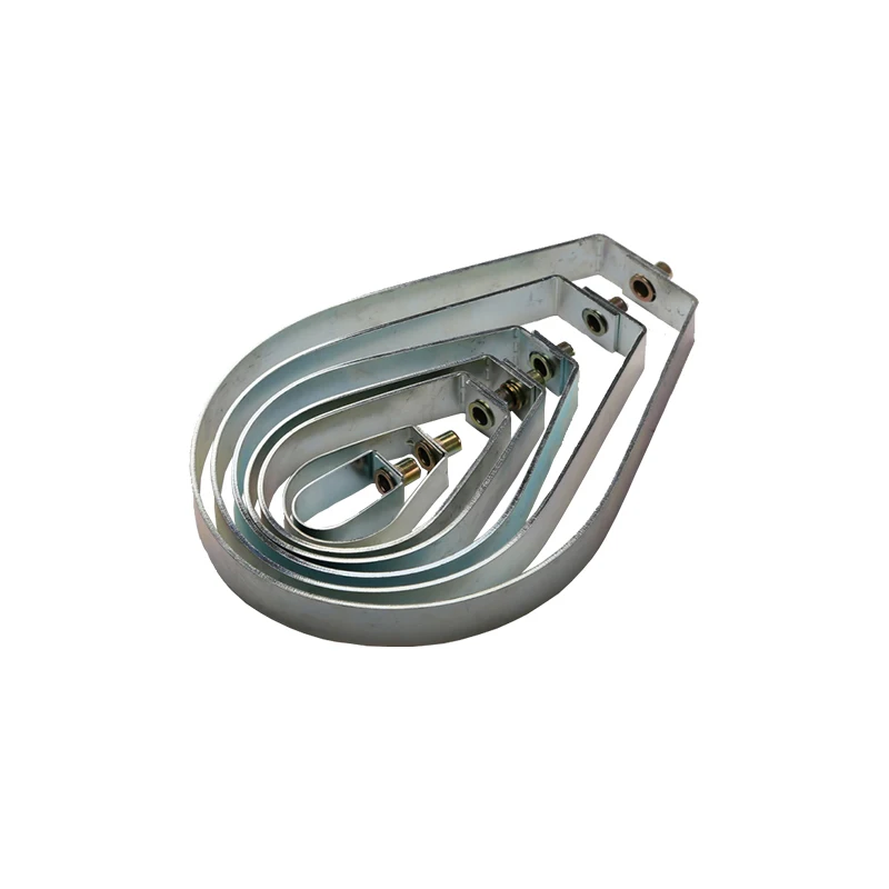 Galvanized Pear Shape Hose Clamp High Quality Pear Shaped Hinged Pipe ...