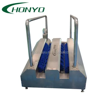 Stainless Steel Industrial Shoe Cleaner Machine In Meat Processing ...