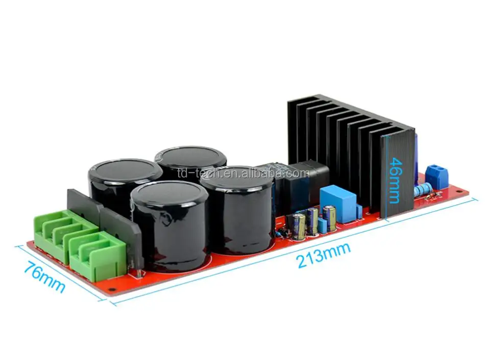 Taidacent High Voltage IRS2092 Amplifier - 700W Performance