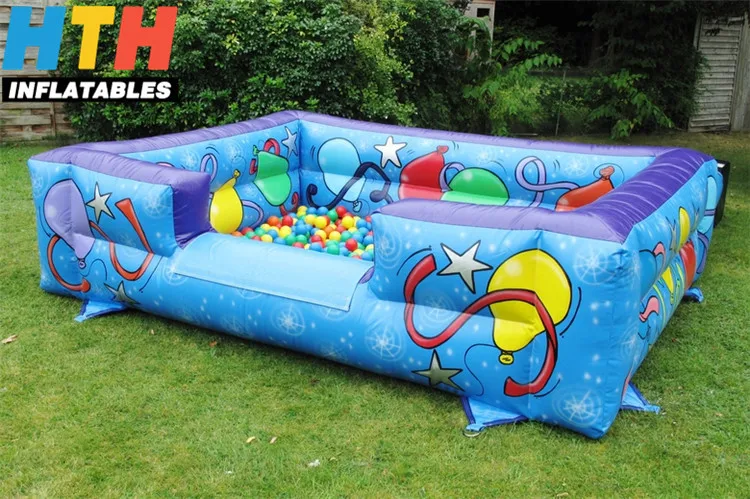 Big Blue Ocean Ball Pond Inflatable Ball Pit for Kids