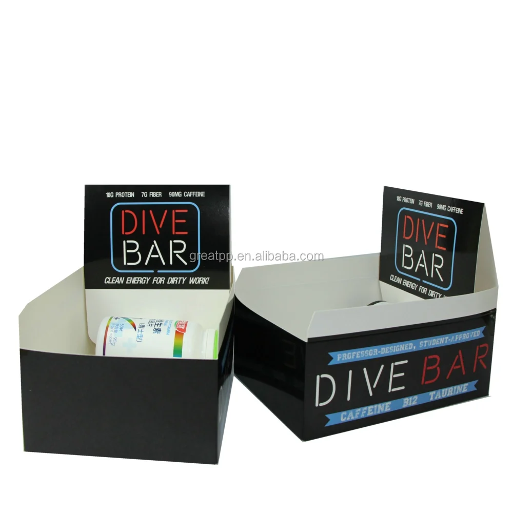 Custom Label Printed Tear Away Box Cardboard Shelf Ready Packaging ...