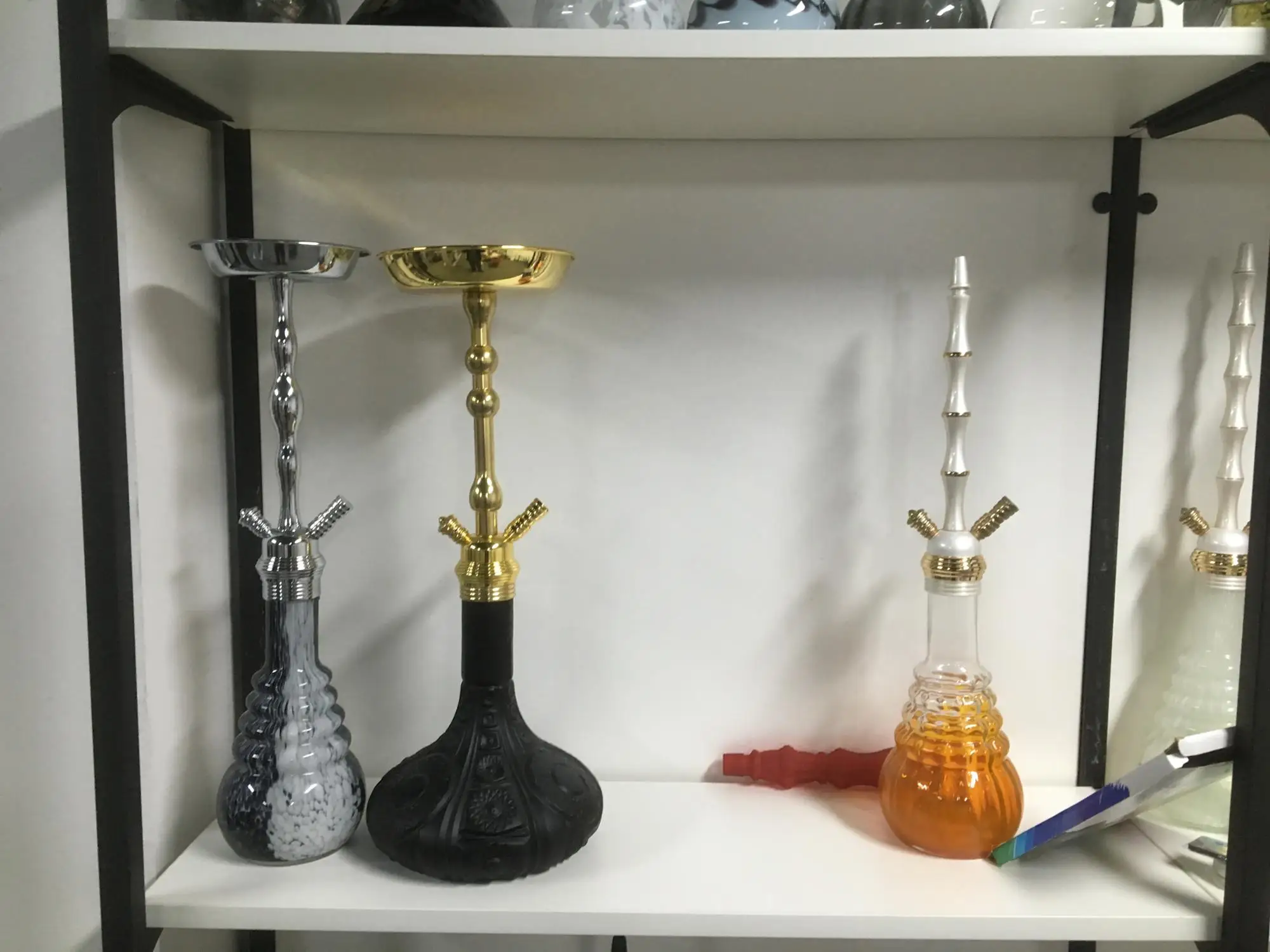 Large Glass Hookah Shisha With Clicking Connection - Buy Glass Hookah ...