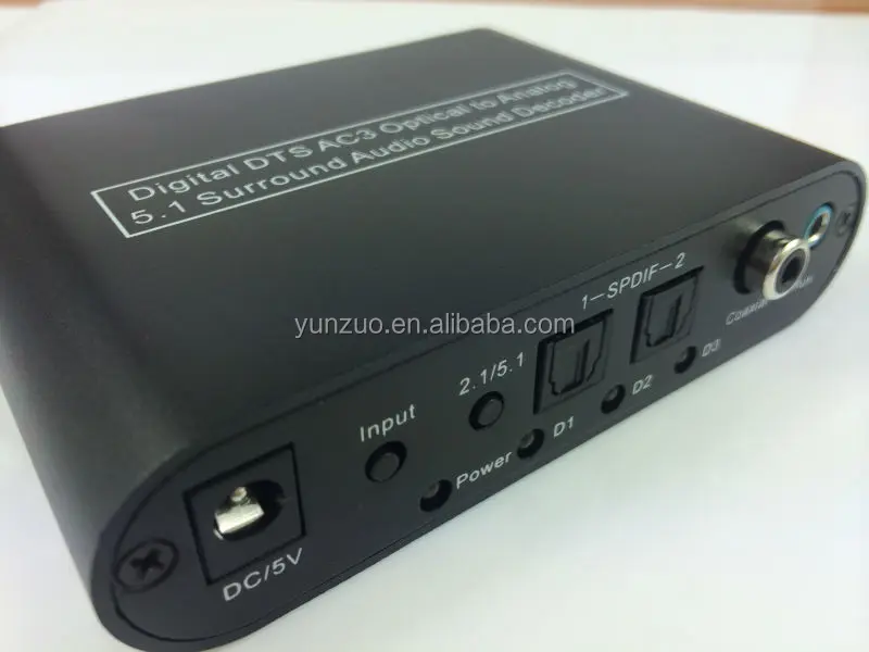 AC3 Audio Gear Sound Decoder Stereo Digital 5.1 Audio Converter