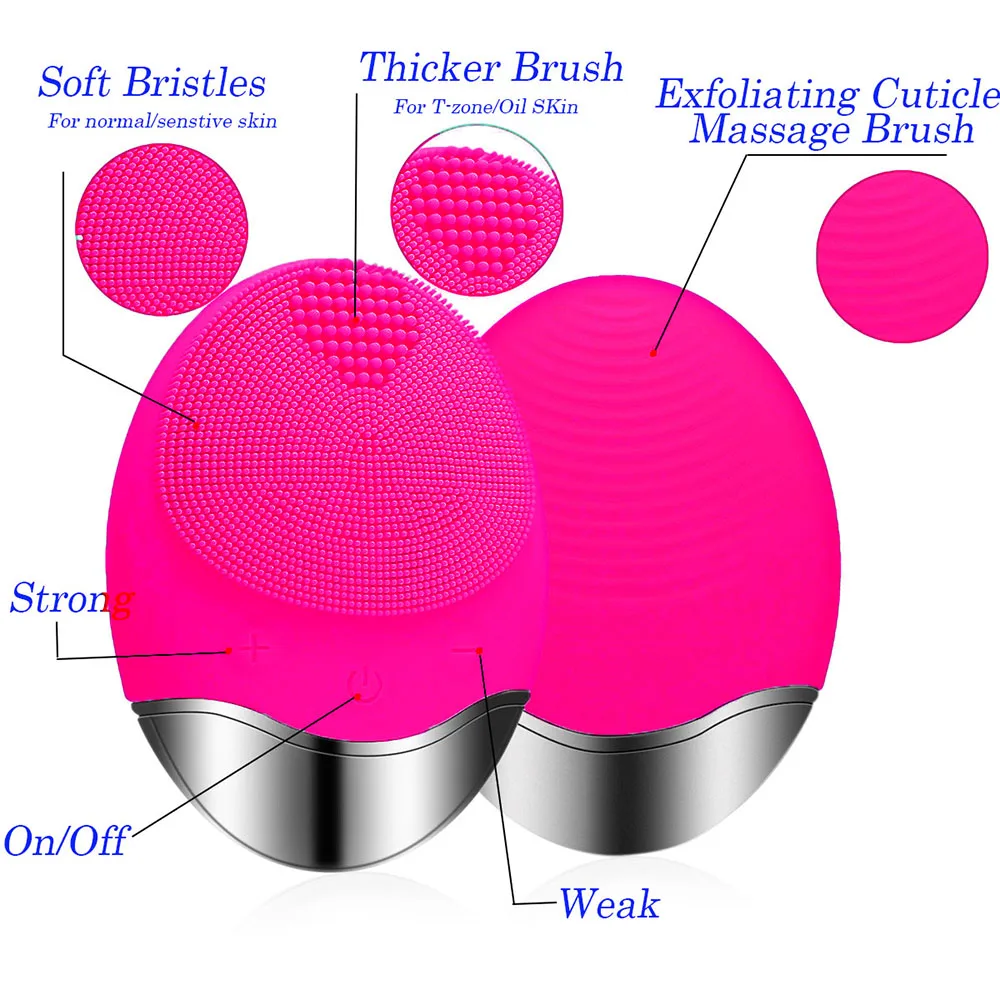 Wireless Charging Face Brush - Multi-Function Beauty Tool