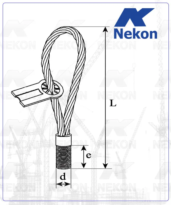 Precast Concrete Lifting Loop For Thread Lfiting Anchor - Buy Precast ...