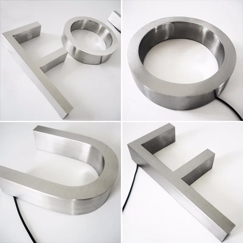 High Custom Solid Large Plastic Letters Cut Outdoor Solid Metal ...