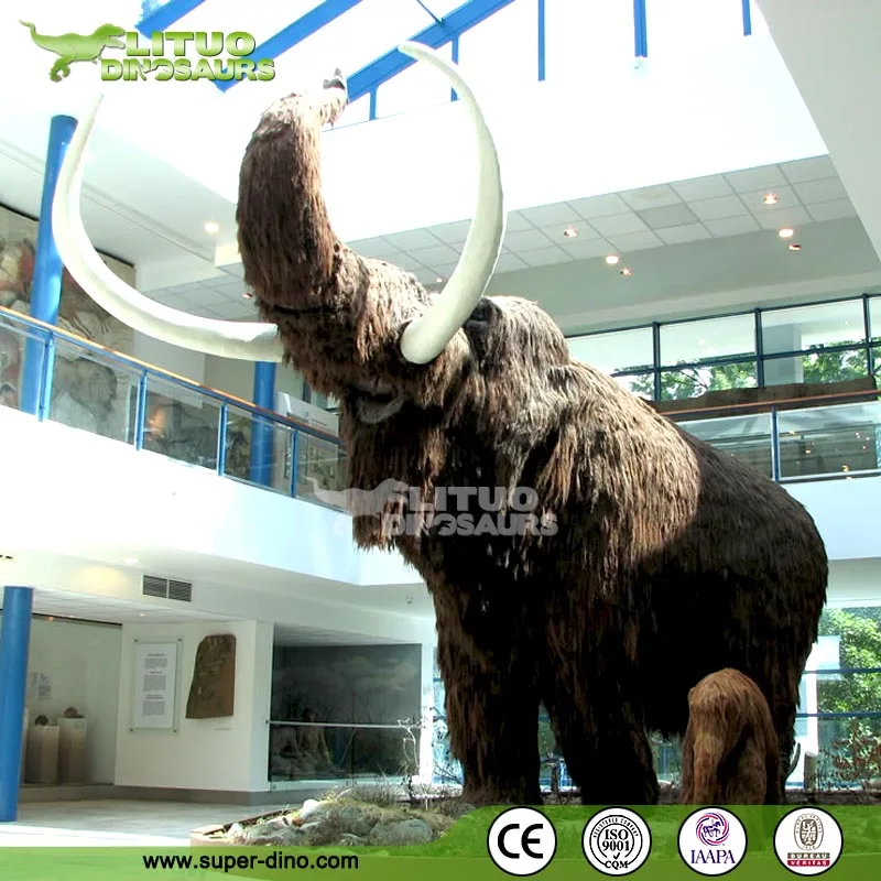Prehistorical Robotic Wooly Mammoth - Life Size for Sale