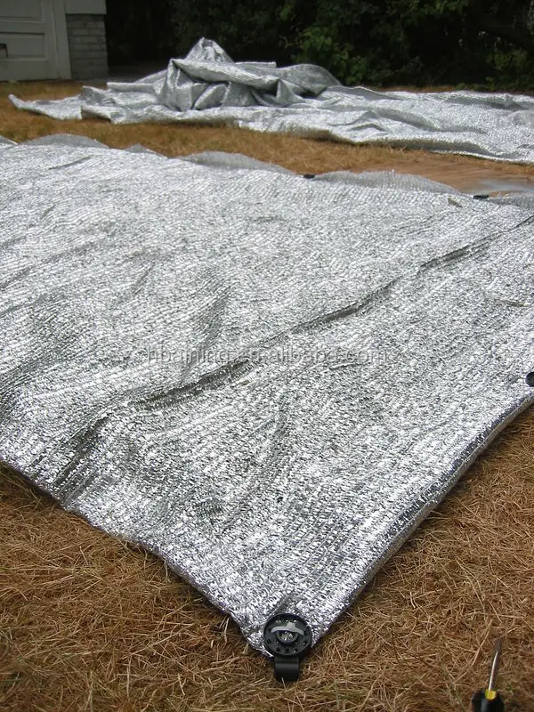 Aluminum Shade Net / Reflective Shade Cloth For Greenhouses And ...