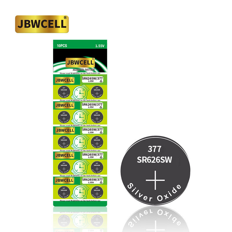 1.55V SR626SW Silver Oxide Battery - Reliable Power Source