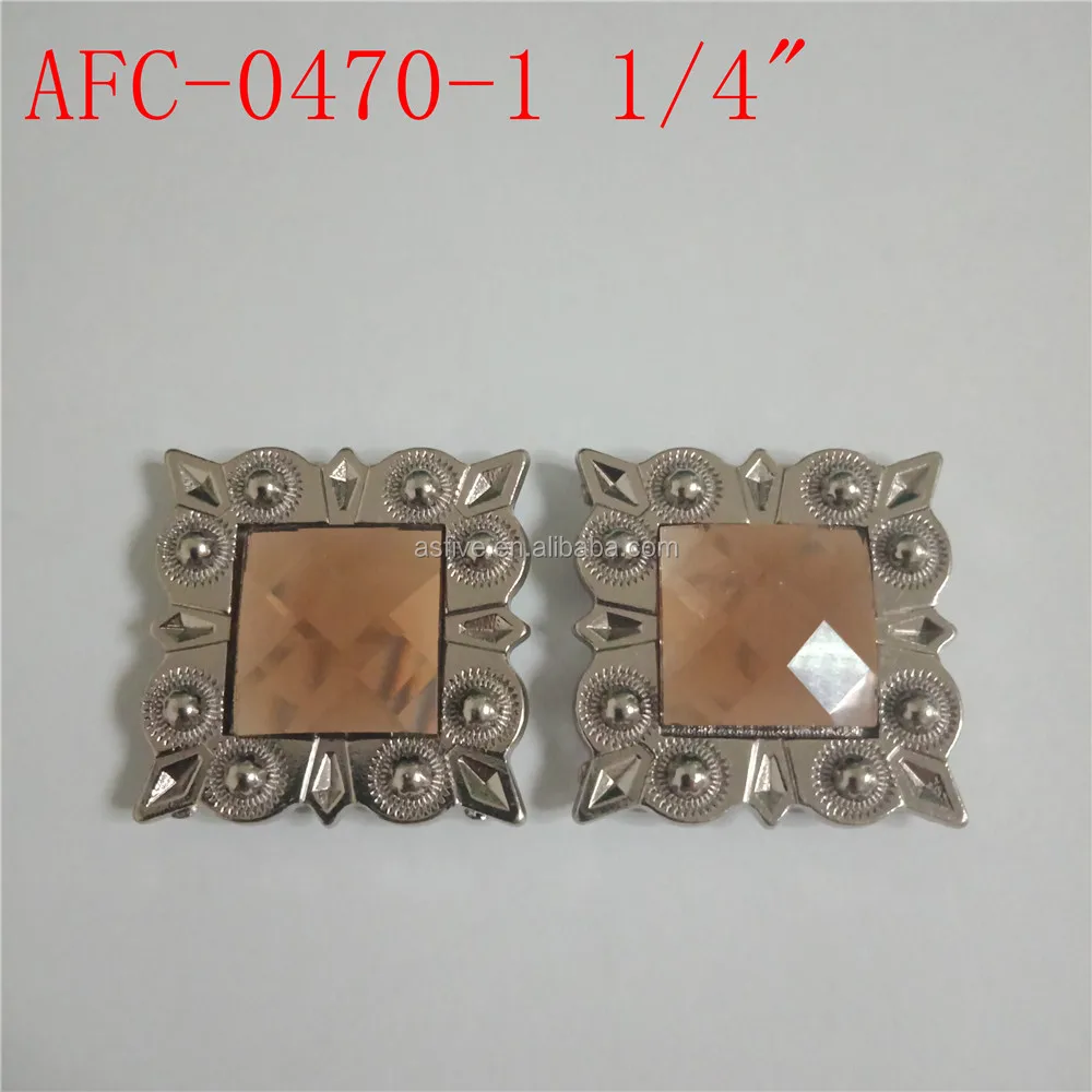 Western Bling Concho Square Conchos Custom Concho - Buy Western Conchos ...