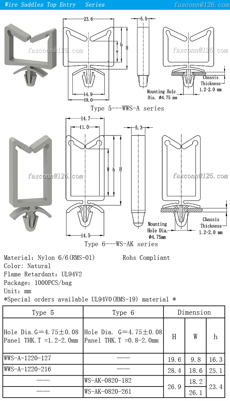Wire Saddles Top / Side Entry - Secure and Versatile Clamps