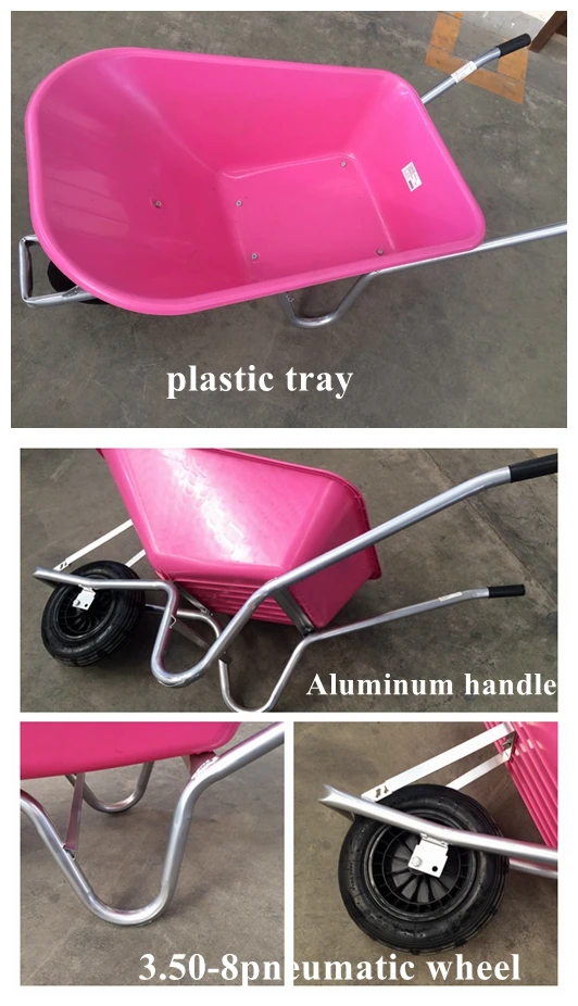 Super Mucker Red Color 90 Ltr Wheelbarrow - Durable & Efficient