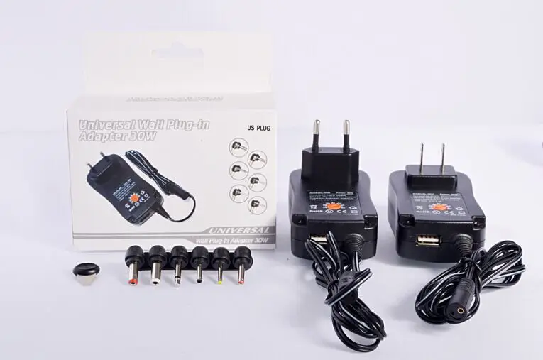 Multi Dc Tip Universal Adjustable Voltage 3v 4.5v 5a 6v 7.5v 9v 12v ...