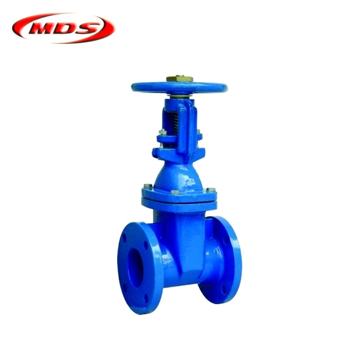 BS Standard Ductile Cast Iron DN75 Flange Gate Valve with Pneumatic ...
