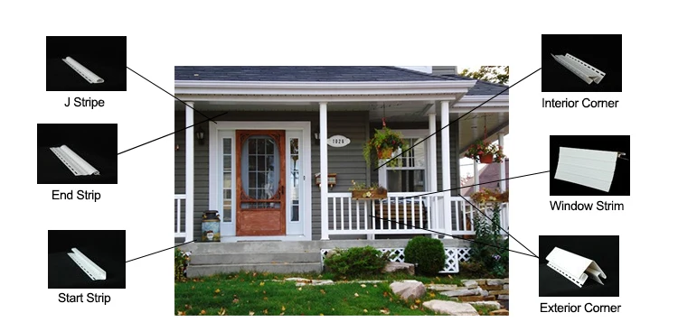 PVC Outdoor Plastic Decorative Siding - Durable & Stylish