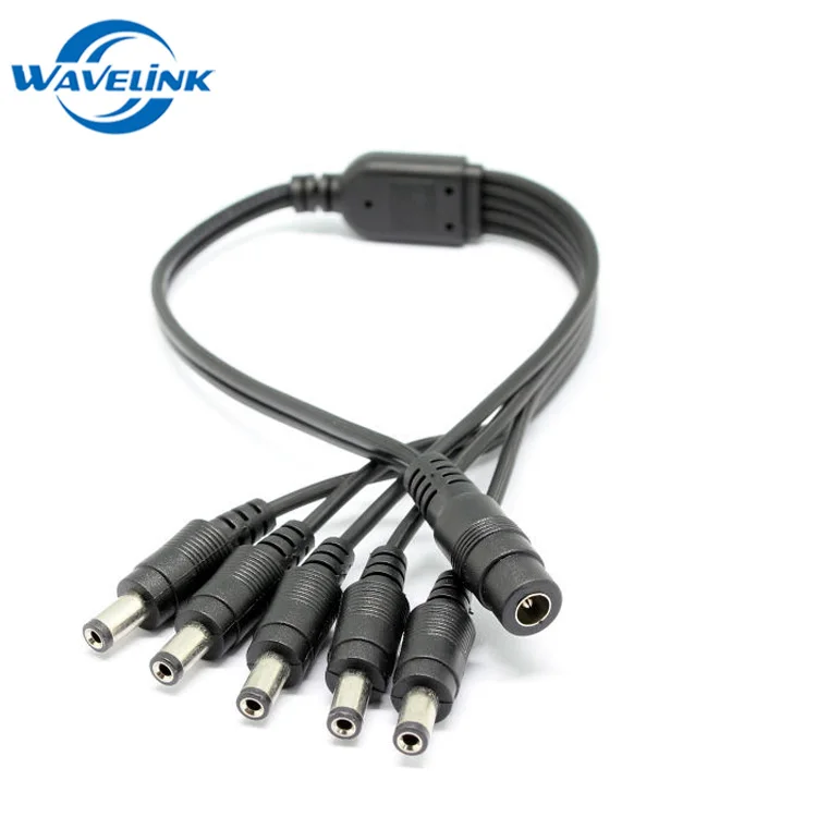 5 Way Power Splitter Cable 1 Female To5 Male Plug Dc Splitter Cable ...