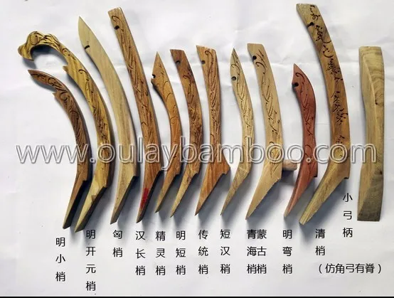 DIY Traditional Archery Bow Handle and Siyahs - Durable Wood Material ...