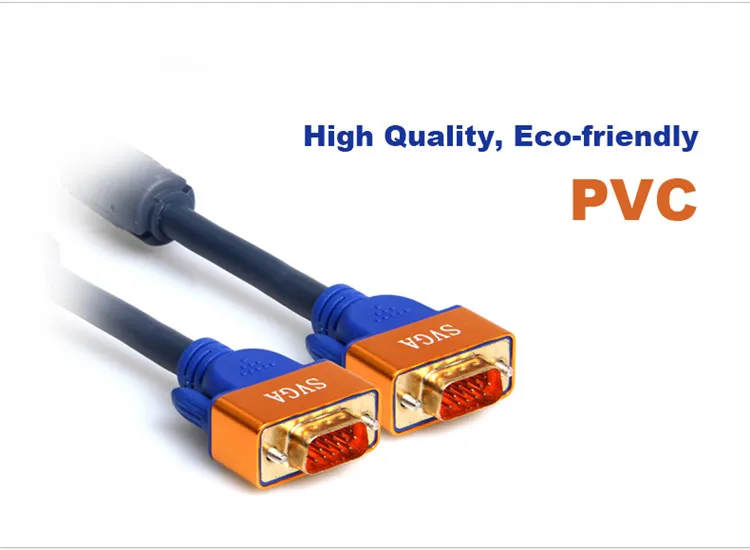 VGA Color Code - Dual Monitor Cables for Long Distances