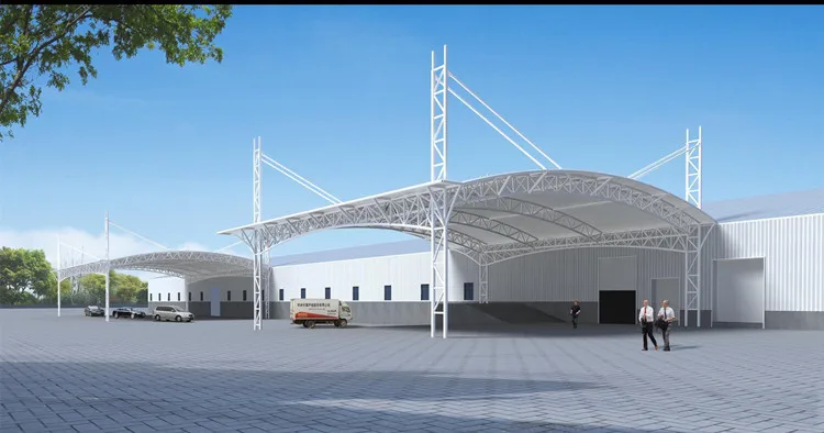 China Steel Structure Truss Car Parking Shed Roof Design - Buy Truss ...