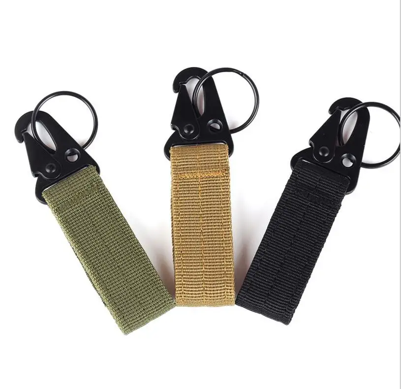 Tactical Gear Clip Nylon Key Chain Holder Tactical Belt Strap - Buy ...