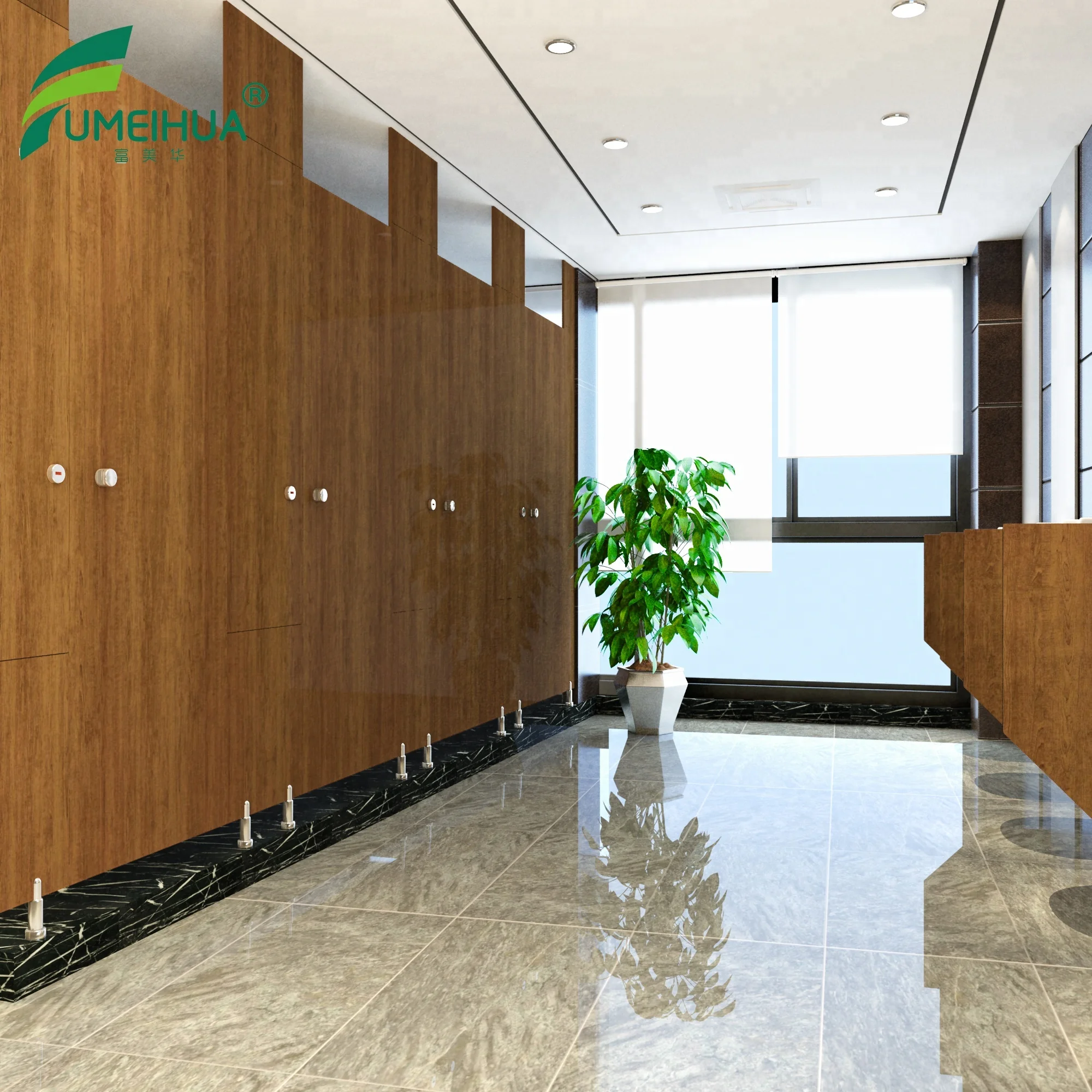 China Ready Made Toilet Cubicle Compact Hpl Phenolic Board Toilet ...