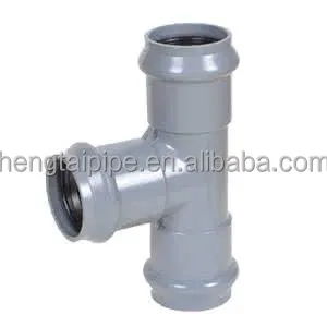 Rubber Ring Connecting Pvc Tee - Buy Pvc Tee For Pipe Connection,Pvc ...