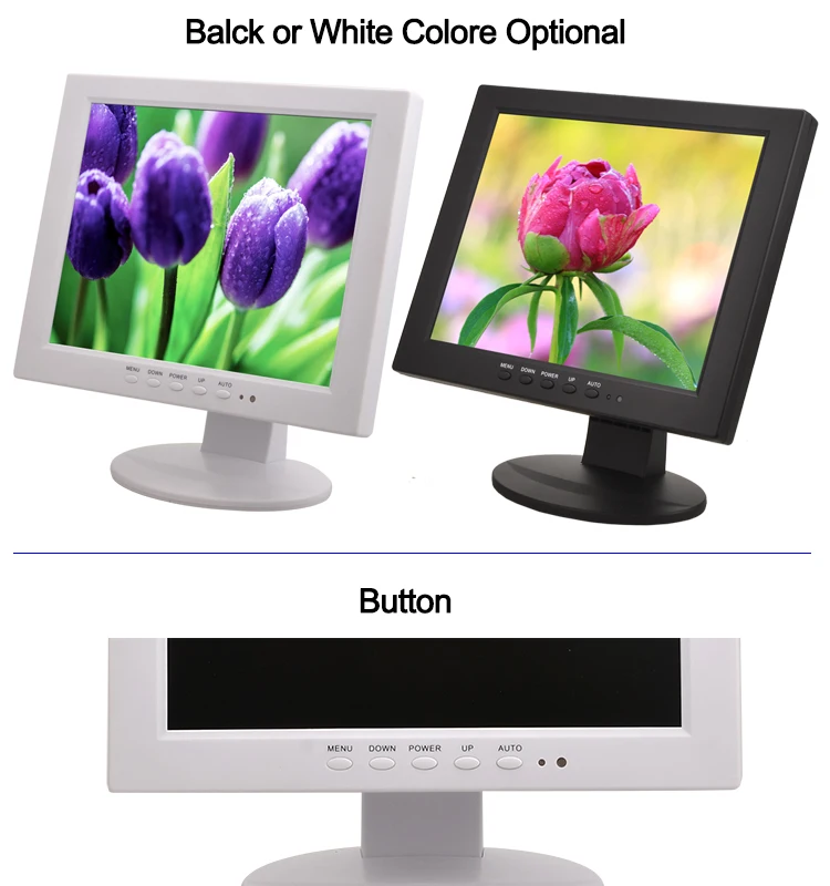 Cheap 10 Inch Hdmied Monitor With Av Vga Bnc Input Square 10.4 Inch Lcd ...