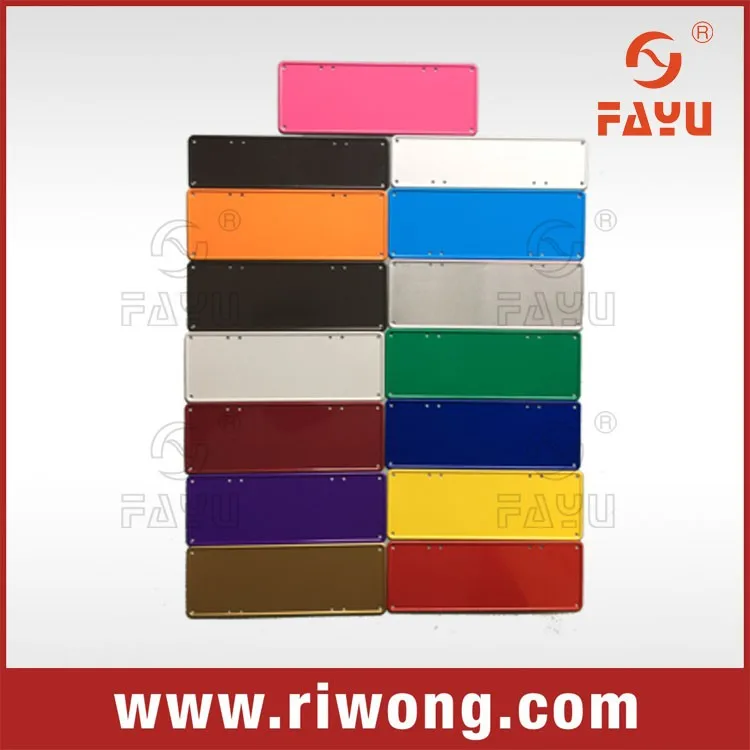 Uk Blank Car Number Plate,Customized Blank Number Plate - Buy Car ...