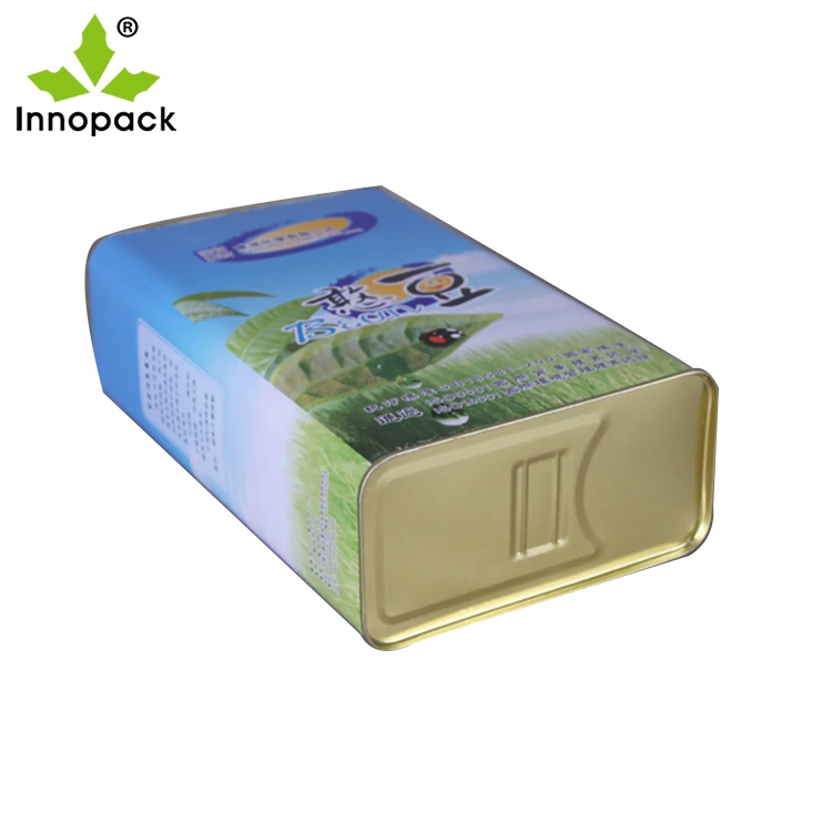5 Liter Square Empty Cooking Oil Metal Pail Packaging Tin Can