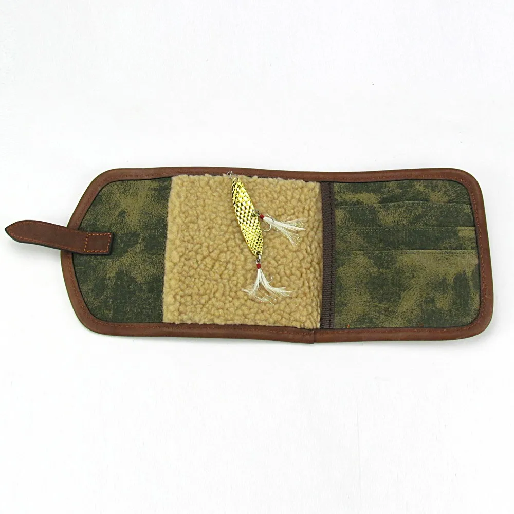 Tourbon Most Popular Canvas And Genuine Leather Fly Fishing Wallet ...