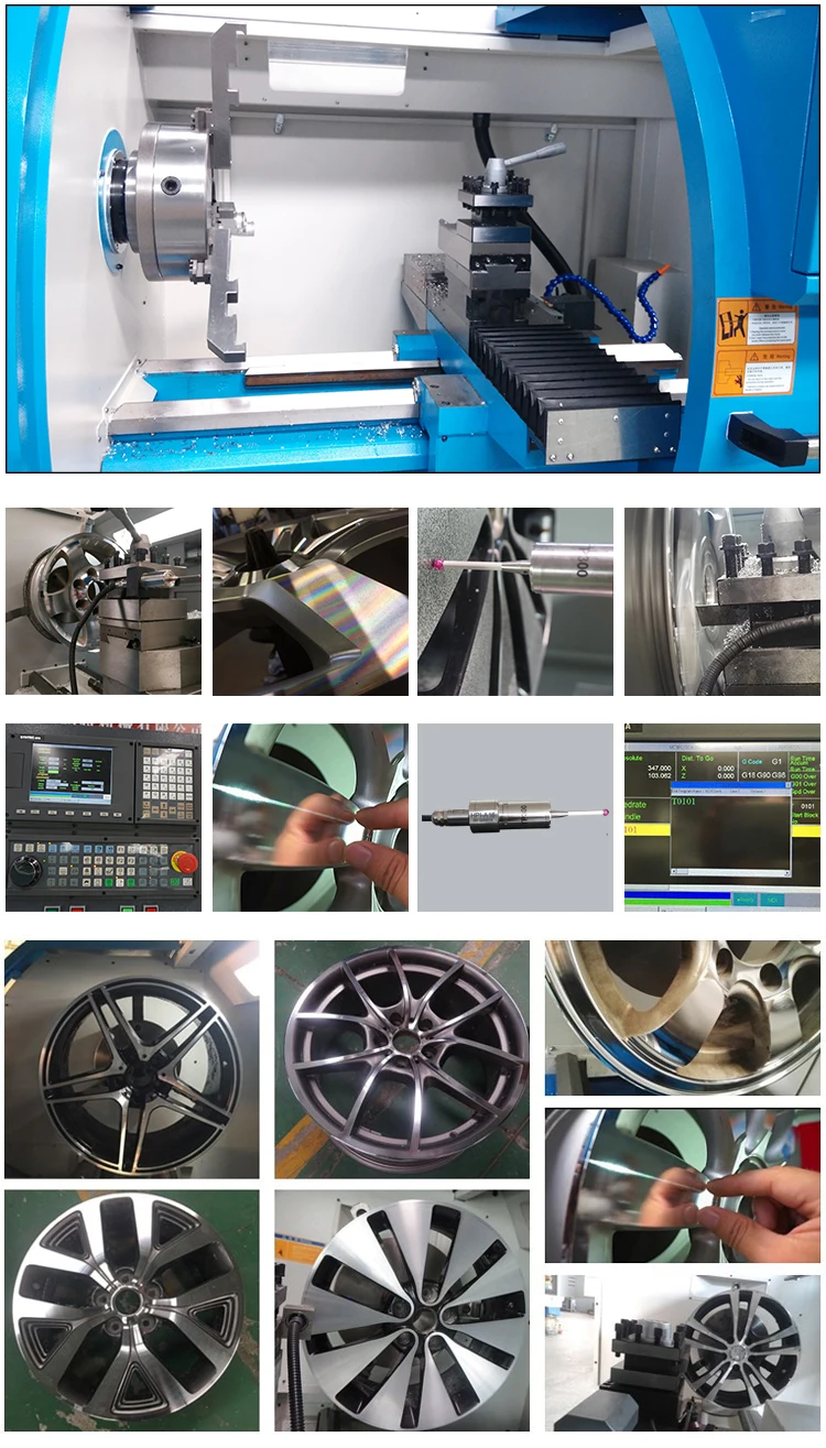 Crystal Mobile Wheel Repair Awr2840 Cnc Turning Rim Repair Machine ...