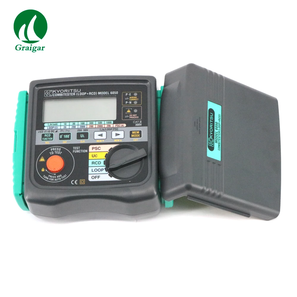 Kyoritsu 6050 Digital Combitester - Loop & RCD Testing