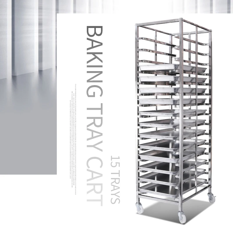 Bakery Cooling Rack Baking Tray Trolley Buffet Service Tray Rack Food ...