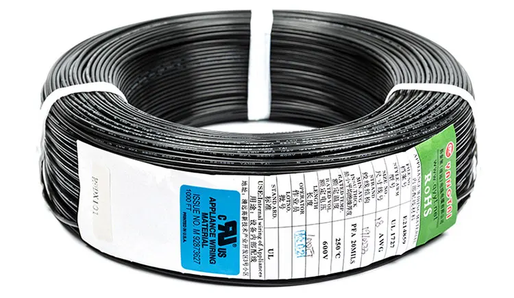 UL1727 18AWG PFA 250 Degree 600V Electric Wire - Stranded Copper