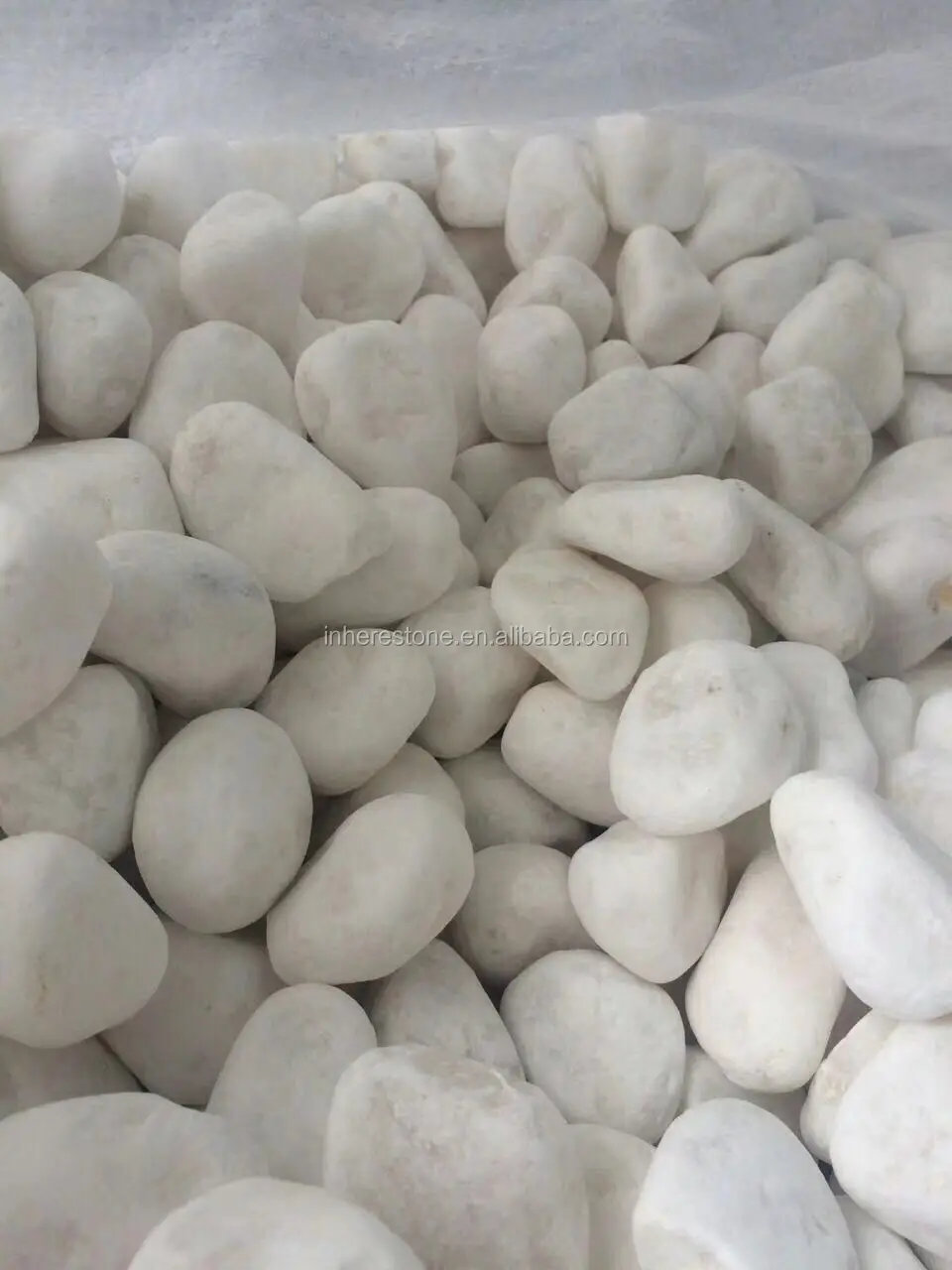 Rain Flower Stone Mixed Colors Garden Pebble Tile