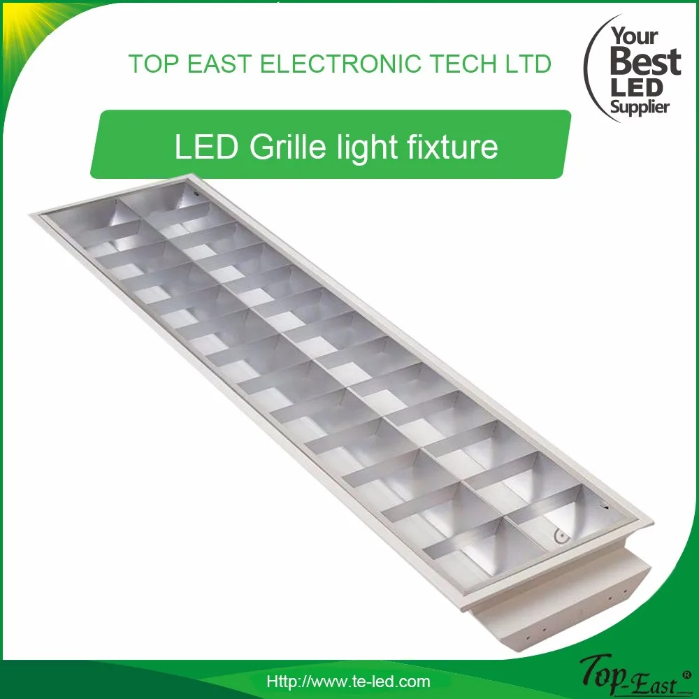 T8 2x36w Led Louver Fluorescent Lighting Fixture with Aluminum Reflector
