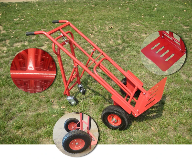 Stainless Steel Heavy Duty Zweirad Handwagen - 100kg Load