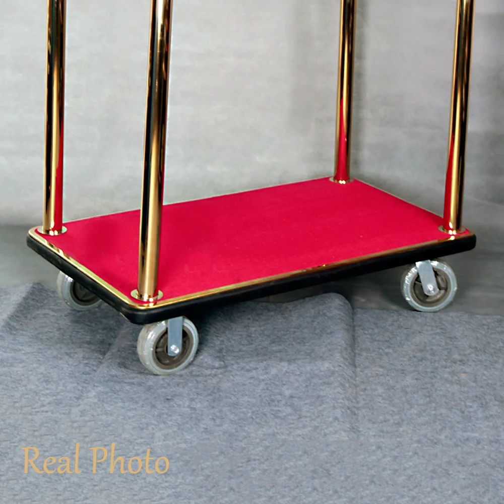 Hotel Classical Concierge Birdcage Trolley,Portable Luggage Cart ...