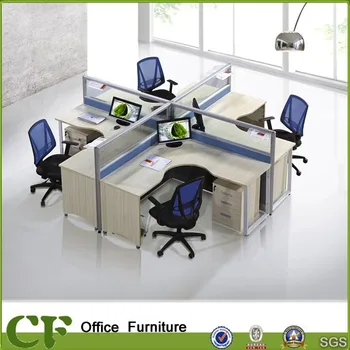 Classic Design Cross Shape Office Table Partition - Buy Office Table ...