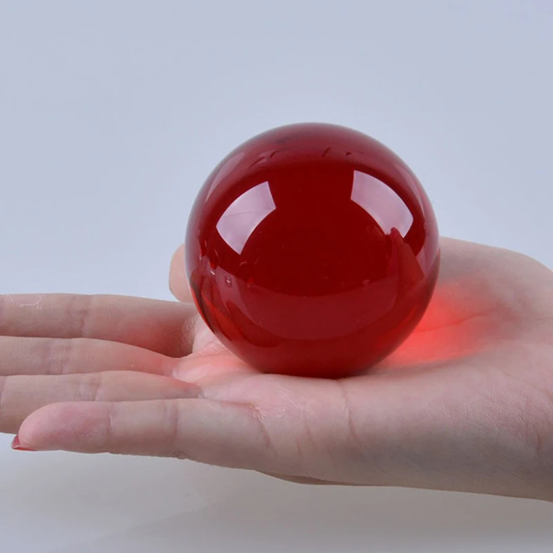 8mm Diameter Cerise Red Crystal Ball Glass Crystal Sphere - Buy Glass ...