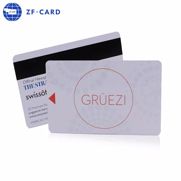 Inkjet Printable PVC Card with HiCo Magnetic Stripe for ID Badges ...