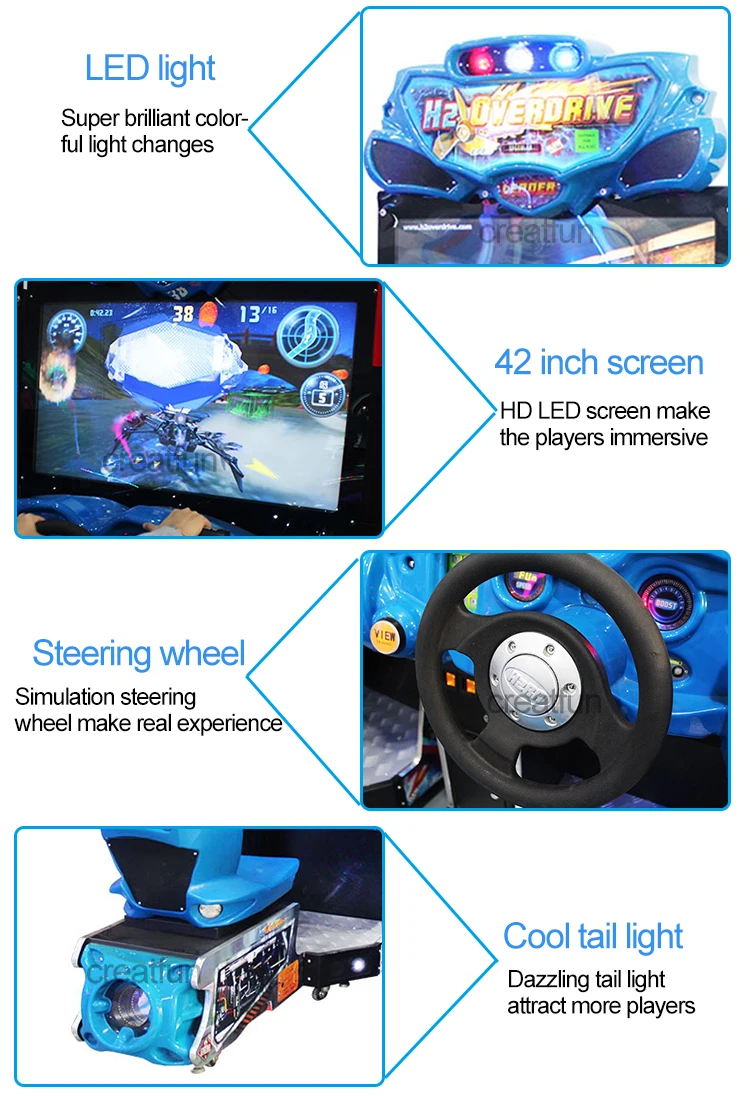 H2 Overdrive Driving Race Equipment - Water Racing Arcade